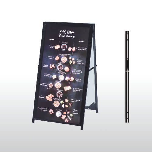 Illuminated Sidewalk Sign | LED Poster Stand | LIGHTEK